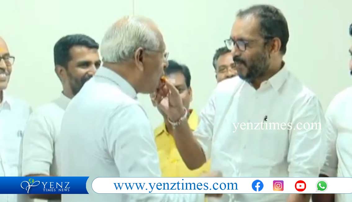 കെ സുരേന്ദ്രന്‍ തൃശൂര്‍ അതിരൂപതാ ആസ്ഥാനത്തെത്തി ബിഷപ്പിനെ കണ്ടു ...